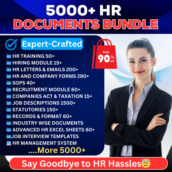 5000+ Comprehensive Ready-to-use HR Documents Bundle – Get Instant ...